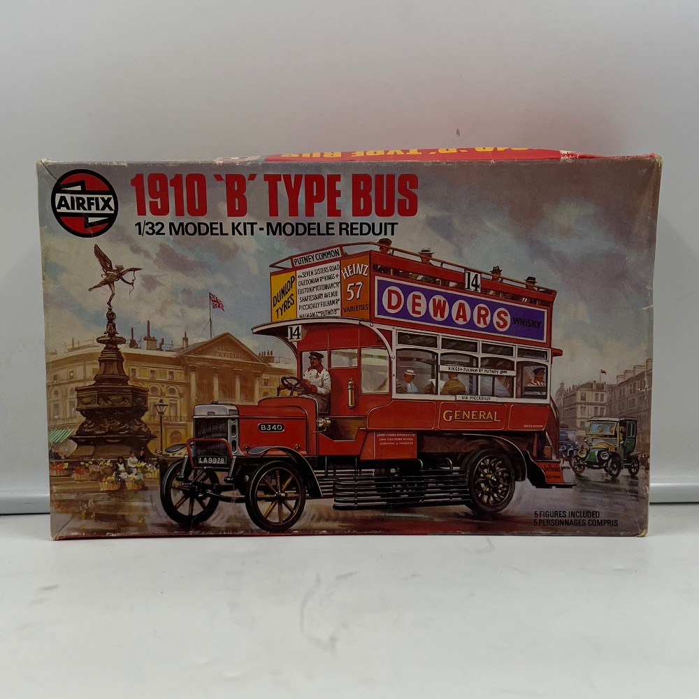 Pre-owned AIRFIX 1910 B TYPE BUS 1/32 MODEL KIT - COMPLETE - Own4Less
